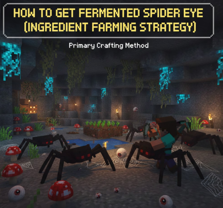 How to Get Fermented Spider Eye in Minecraft (All Methods)