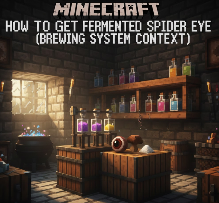 How to Get Fermented Spider Eye in Minecraft (All Methods)